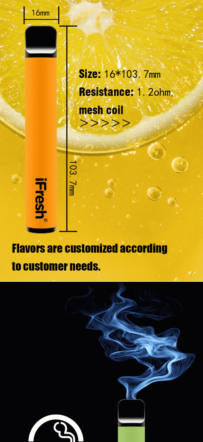 600 Puffs Tpd Compliant Vape Puff Disposable Vape Stick