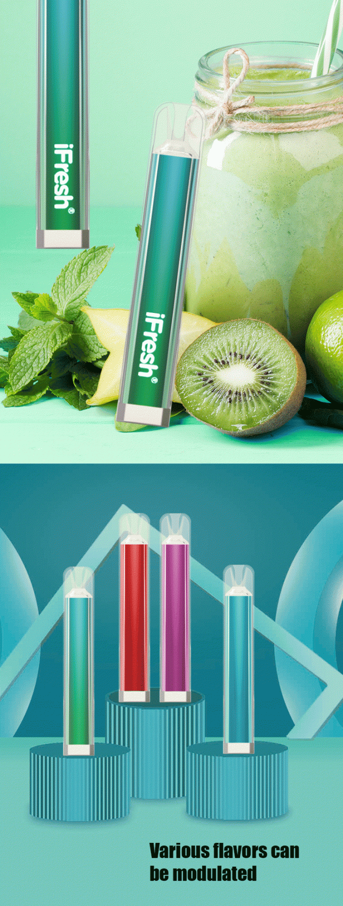 600 Puffs 800 Puff Disposable Pod Vape Pen System