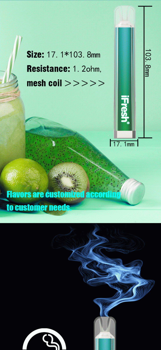 600 Puffs 800 Puff Disposable Pod Vape Pen System