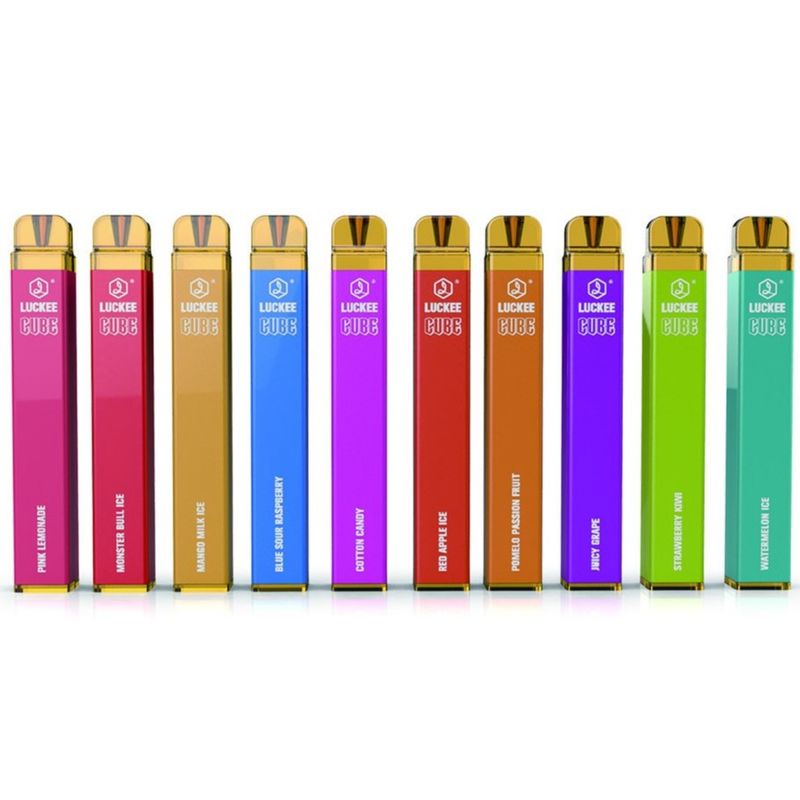 500mAh Battery 2% Salt Nic Disposable Vapes 600 Puffs Pre Filled Pod ...