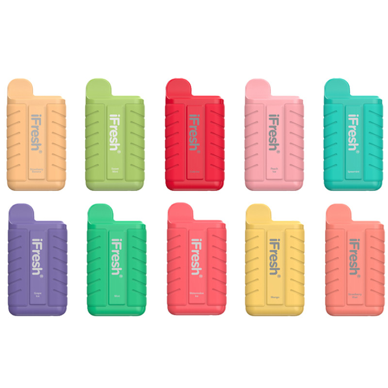 5000 Puffs Mesh Coil Disposable Vape Pod 5000 Puff Leather Rechargeable