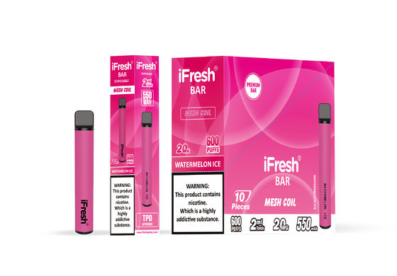 600 Puffs 800 Puff Disposable Pod Vape Pen System