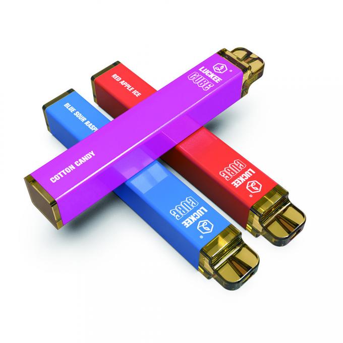 500mAh Battery 2% Salt Nic Disposable Vapes 600 Puffs Pre Filled Pod ...